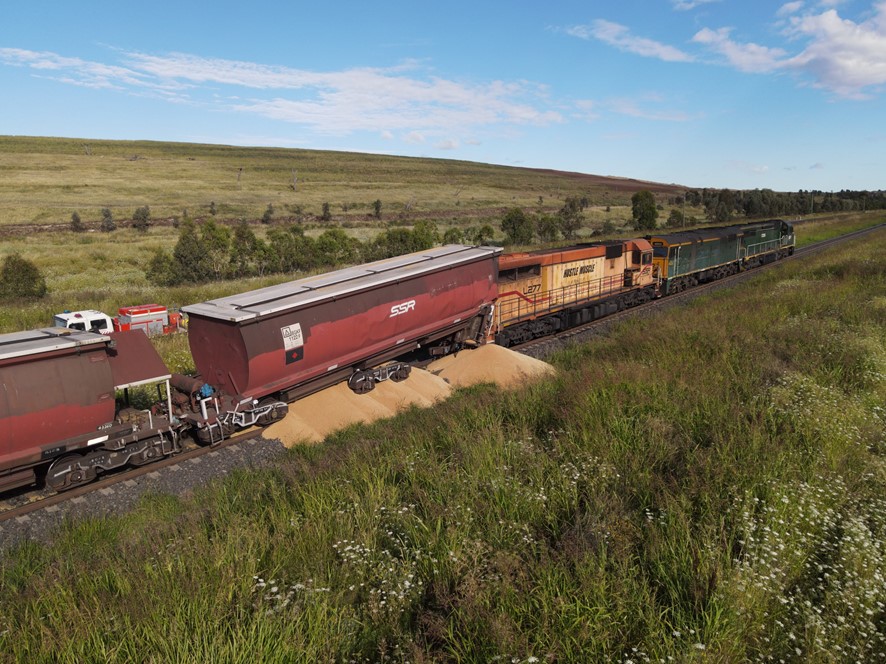 Grain Train Crash Spotlights Rail Safety, Worker Assessments | Mirage News