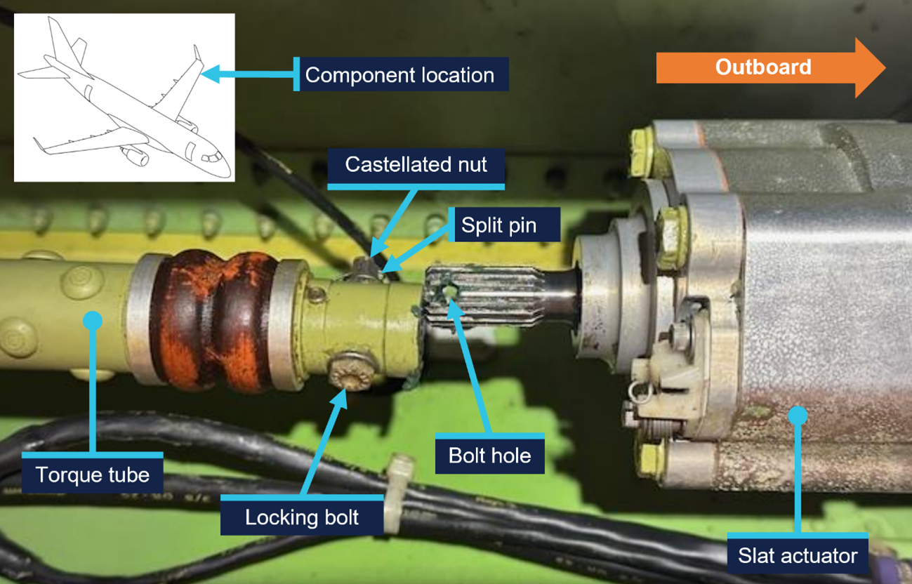 Slat Failure After Incorrect Torque Tube Installation | Mirage News